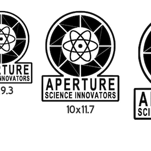 Aperture Labs / Aperture Science Innovators Logo Vinyl Decal - Etsy