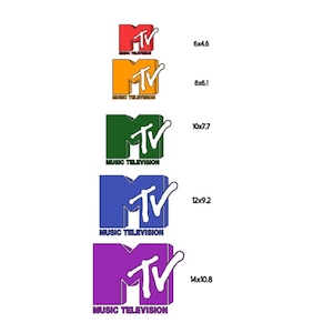 Classic MTV Logo Vinyl Decal - Etsy