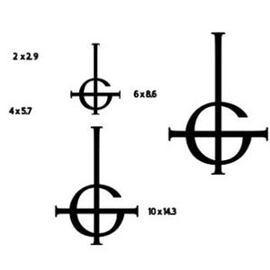 Ghost Poppa Emeritus Cross Vinyl Decal - Etsy