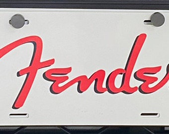 Fender License Plate - Etsy