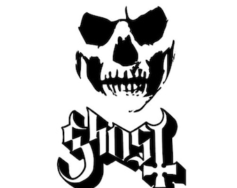 Ghost Vinyl Decal - Etsy