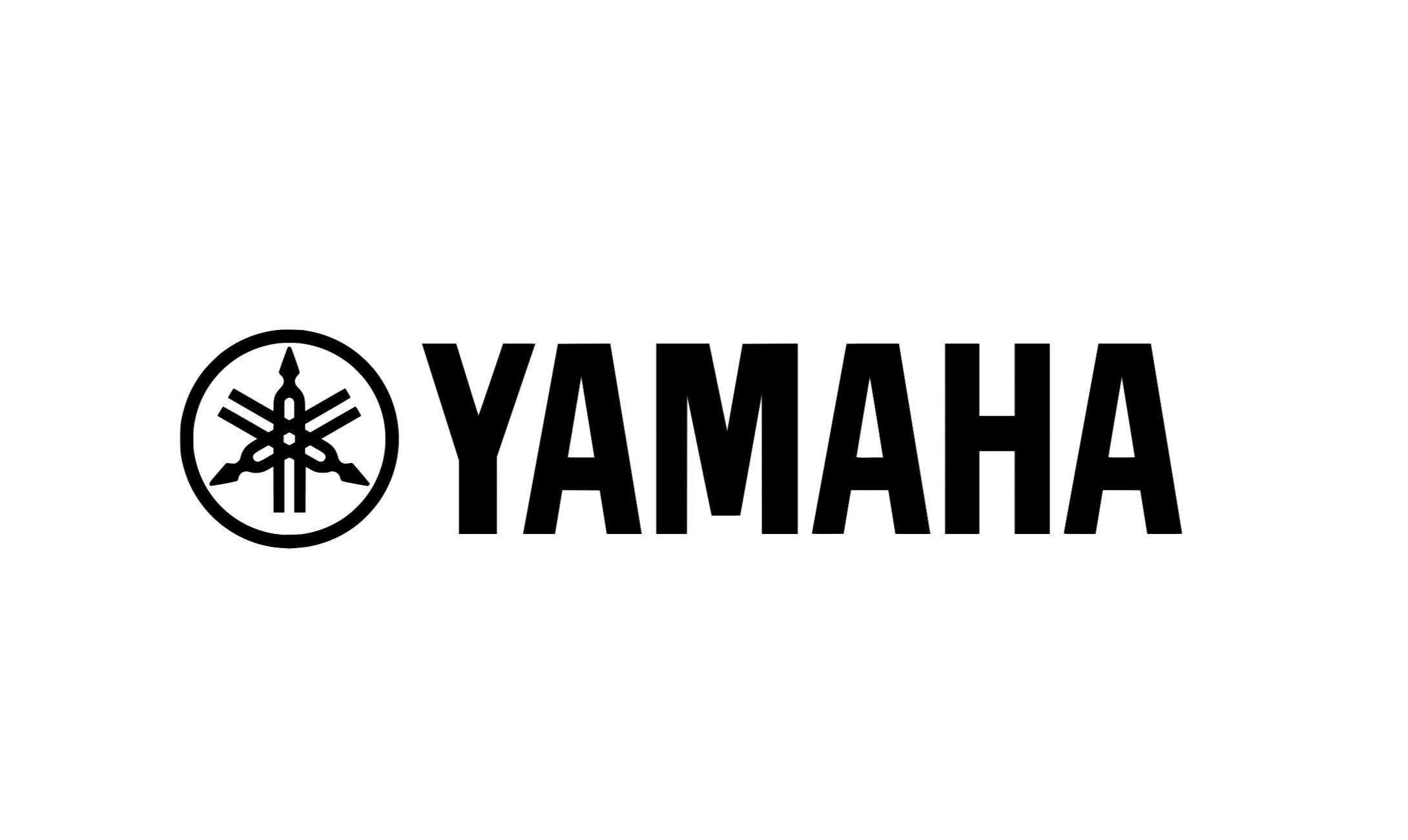 Yamaha Logo With Text Vinyl Decal - Etsy