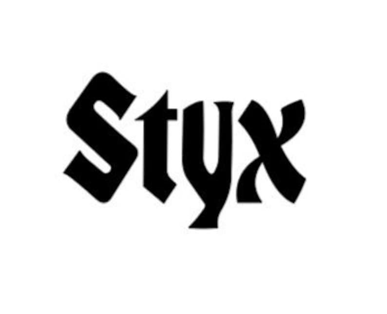 Styx Logo Vinyl Decal - Etsy