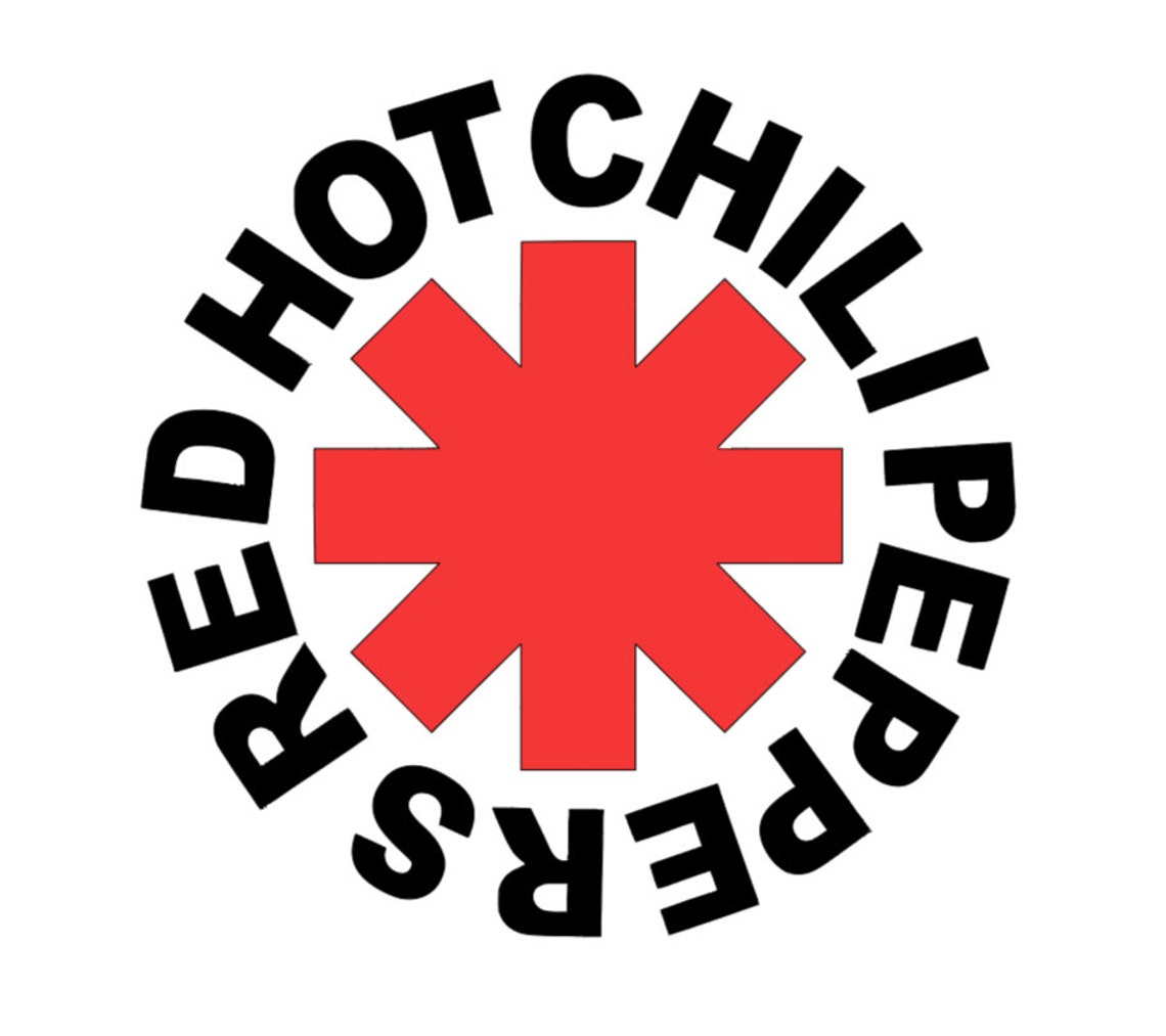 Red Hot Chili Peppers Logo Vinyl Decal - Two Color - Etsy