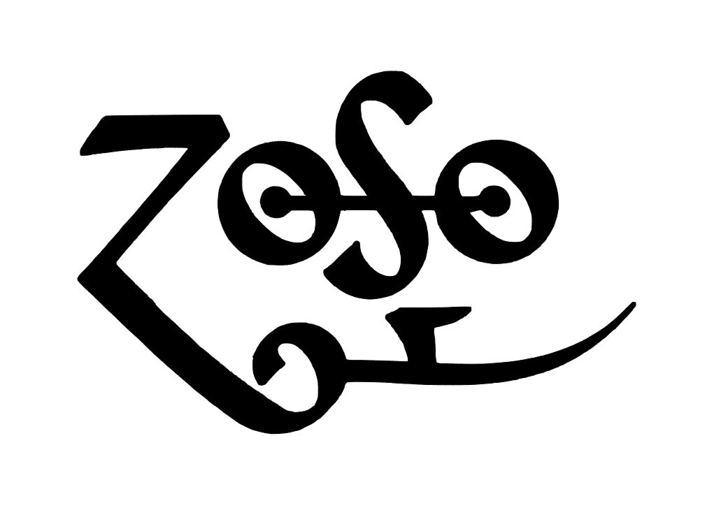 Jimmy Page Zoso Logo Vinyl Decal - Etsy UK