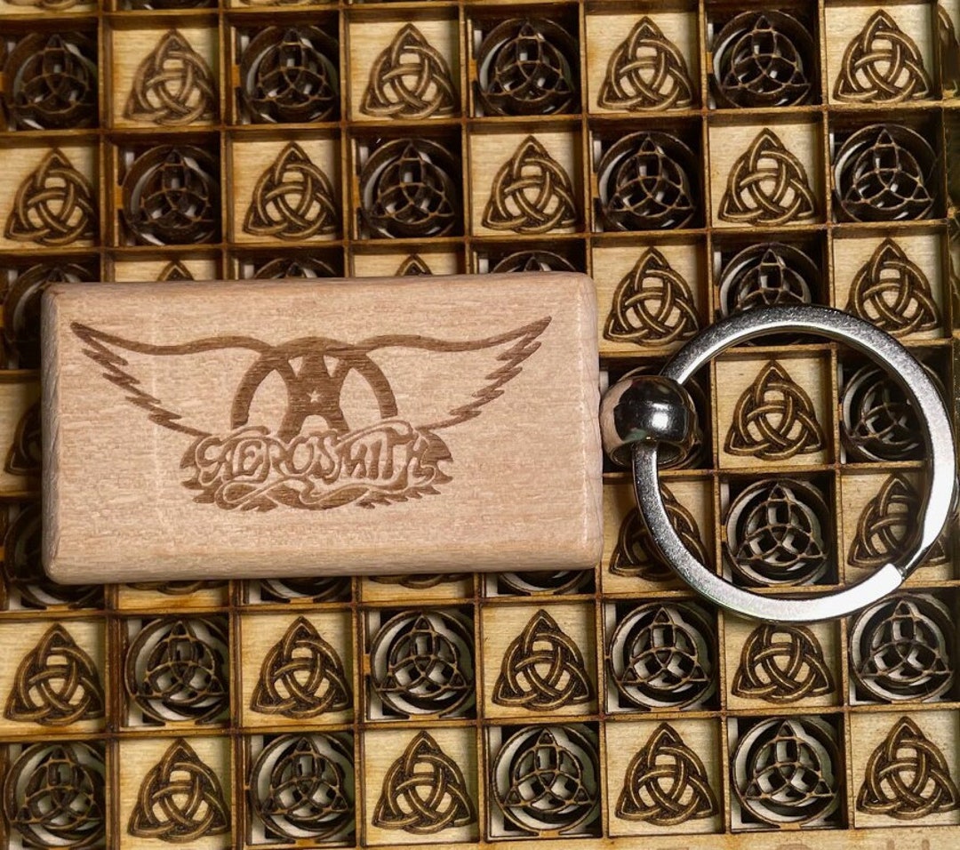 Aerosmith Laser Engraved Keychain - Etsy