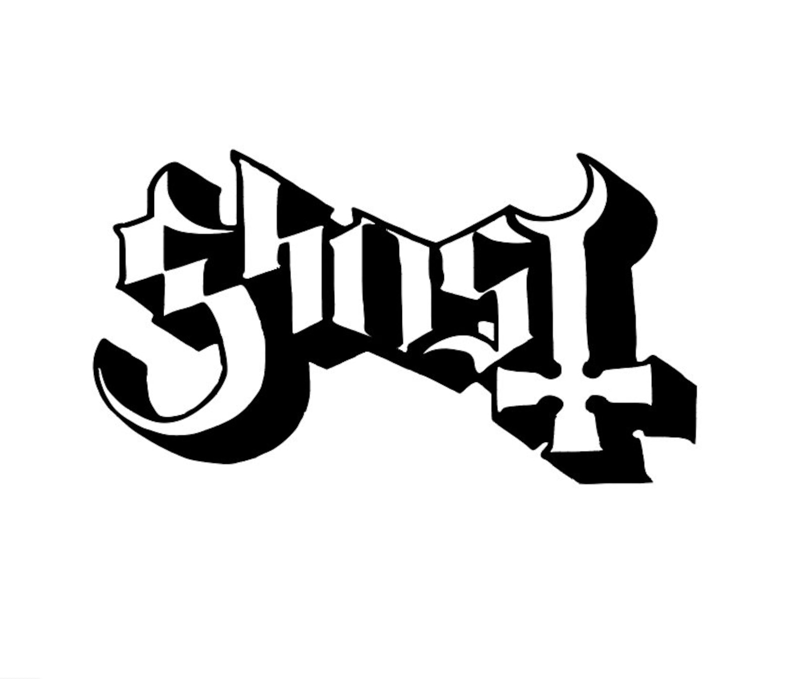 Ghost Vinyl Decal - Etsy