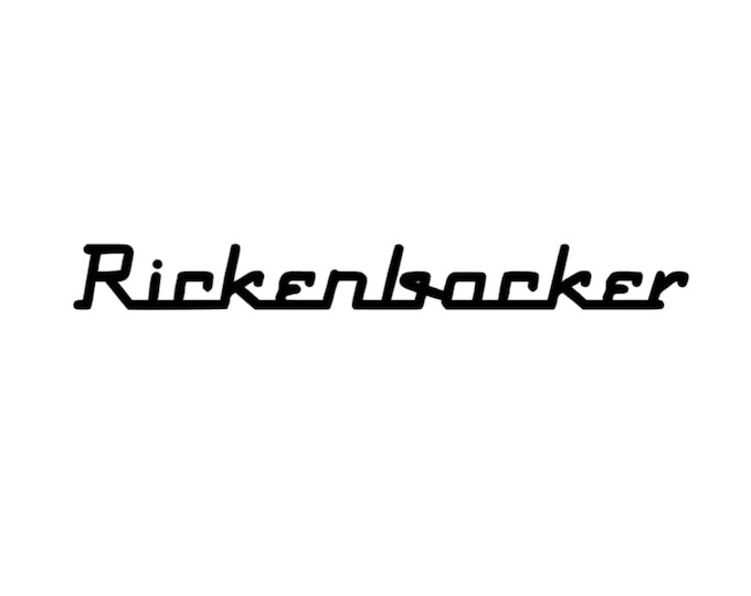 Rickenbacker Guitars Logo Vinyl Decal - Etsy