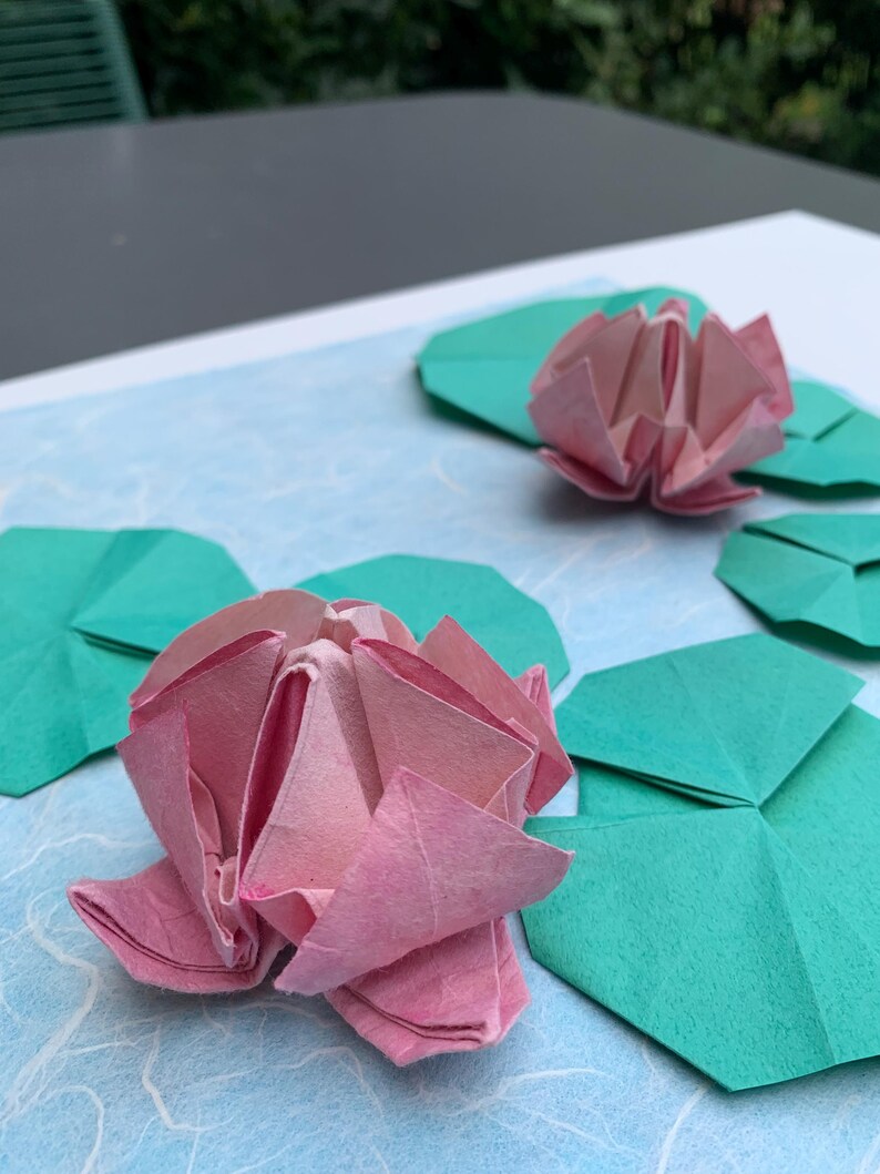 Origami Compose, Paper Lotus for Decoration - Etsy