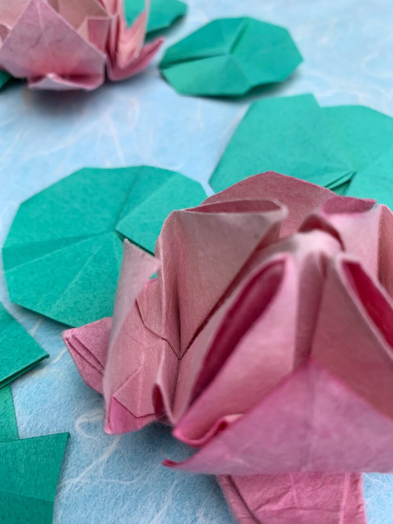 Origami Compose, Paper Lotus for Decoration - Etsy