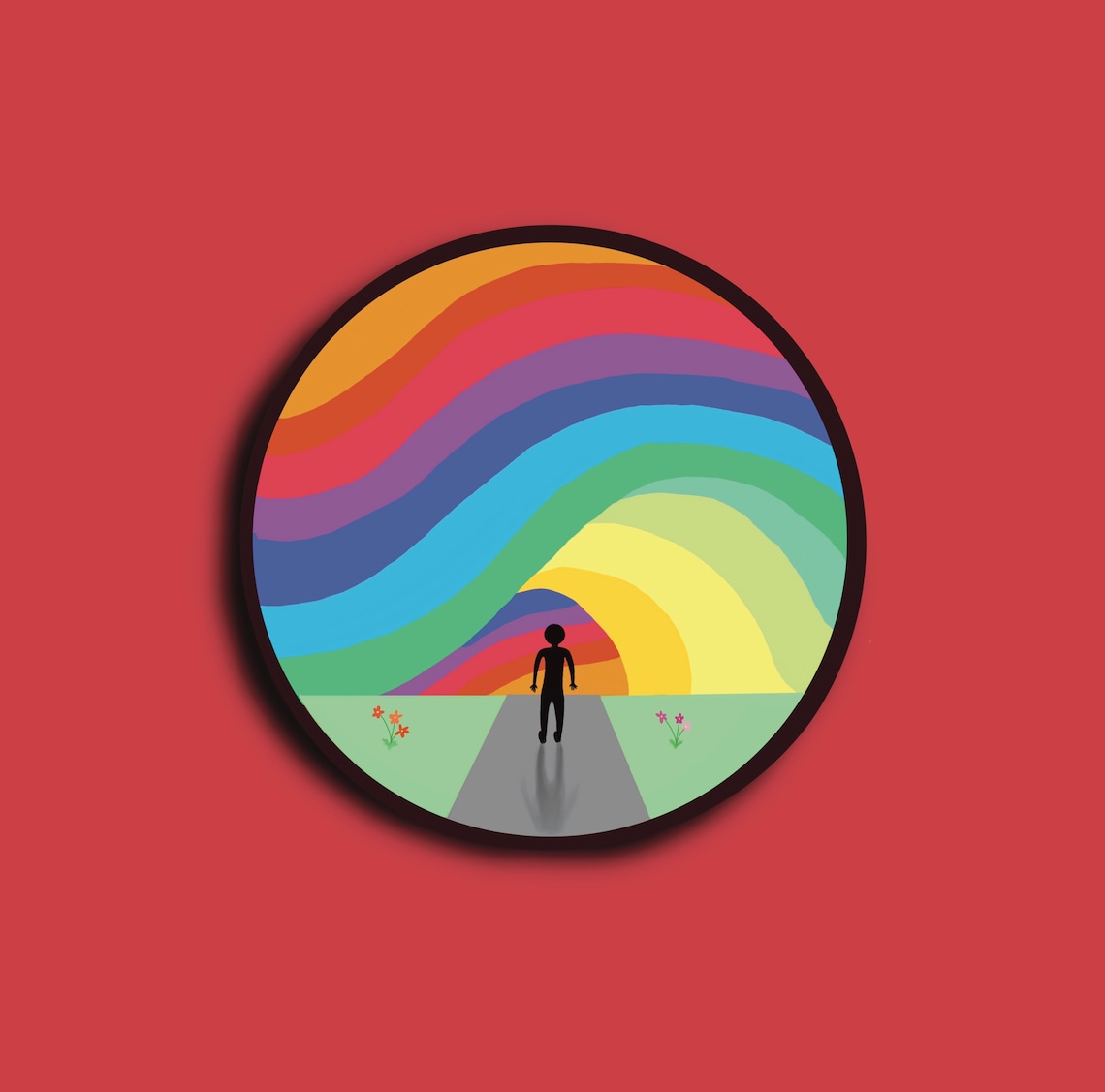 Wonder World Colorful Aesthetic Sticker - Etsy