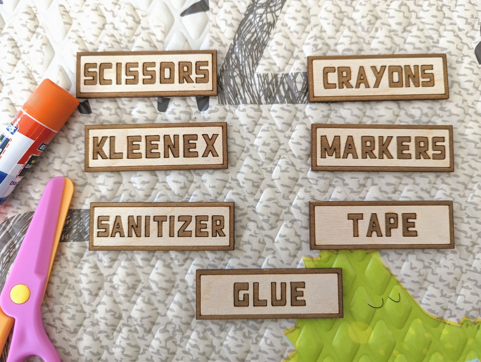 Custom Wood Labels for Kids Room Classroom Teacher - Etsy