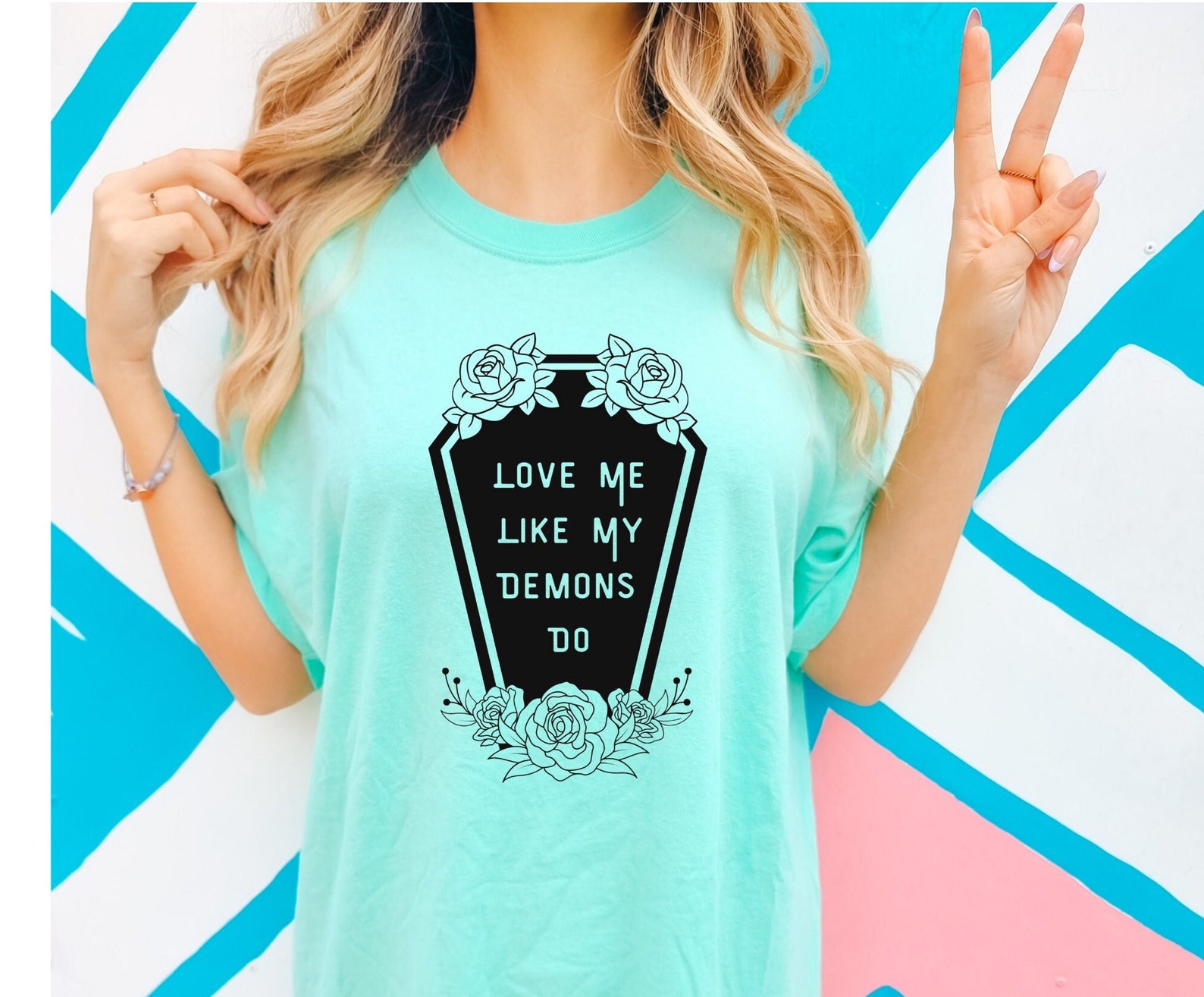 Love Me Like My Demons Do Svg Creepy Cute Svg Goth - Etsy