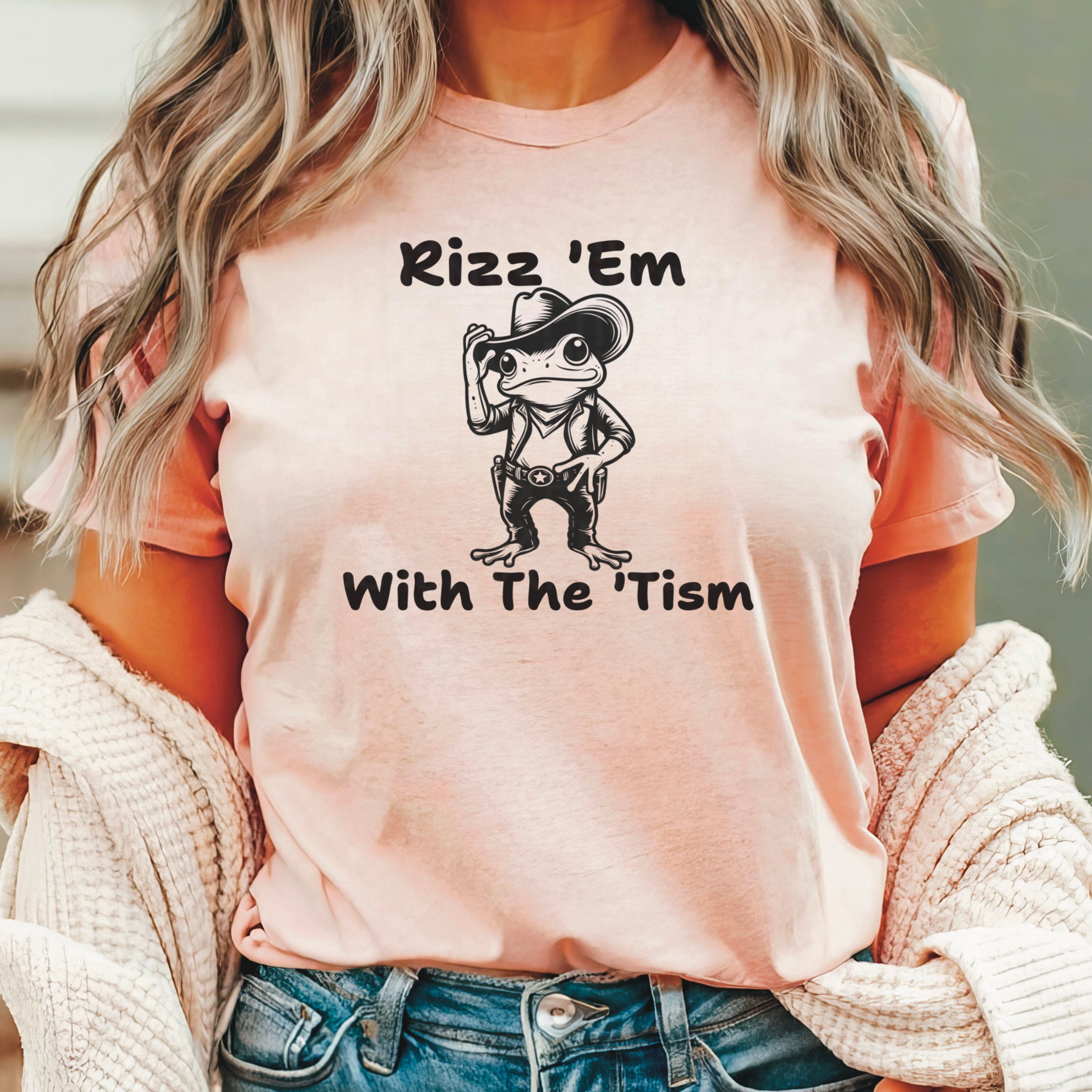 Cowboy Frog Rizz 'em With the 'tism SVG PNG (digital Download) - Etsy