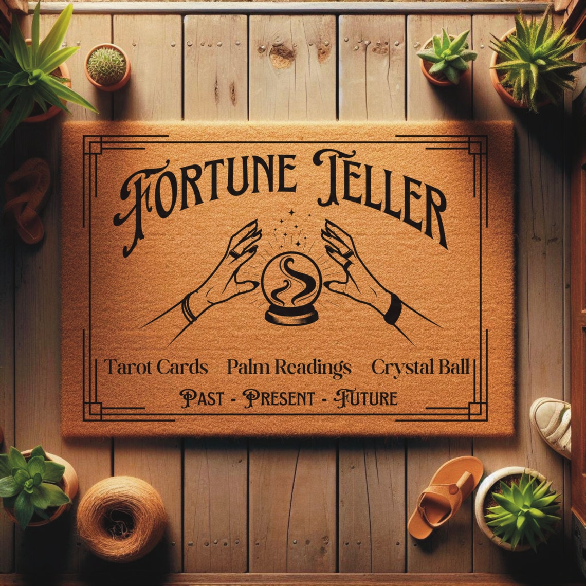 Fortune Teller SVG: Crystal Ball, Psychic Readings Sign (PNG, PDF) - Etsy