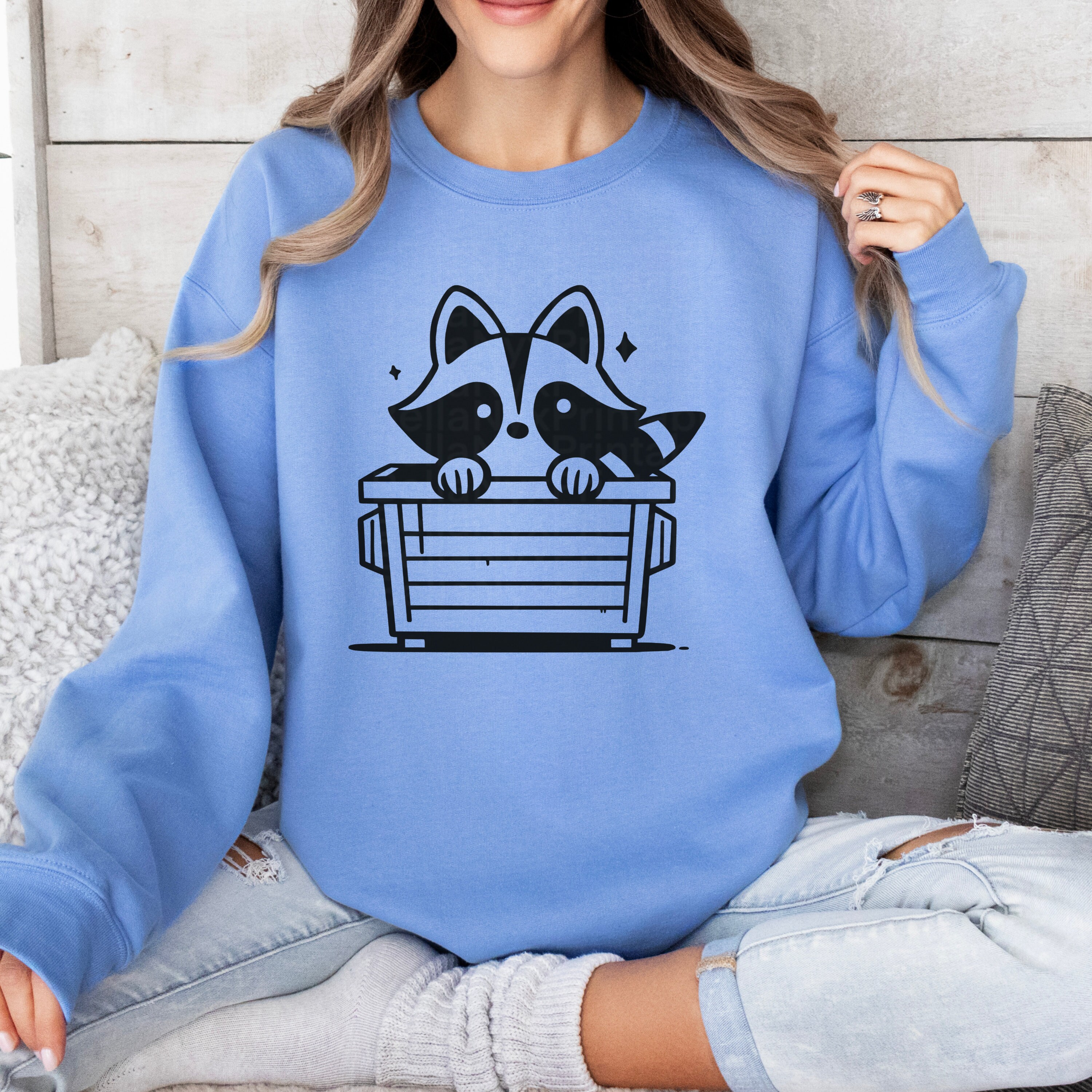 Raccoon in Dumpster SVG, Trash Panda Vector Cut File (PNG, PDF) - Etsy