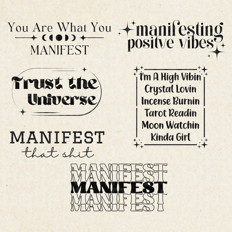 Manifest - Etsy