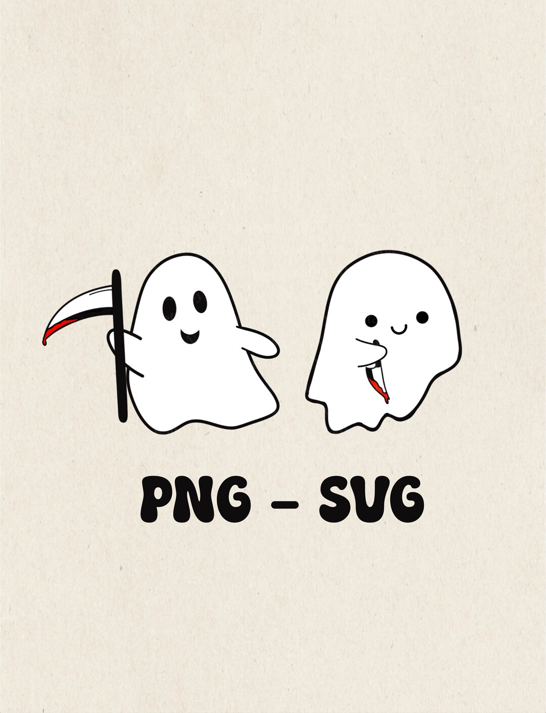 Killer Ghost SVG, Ghost With Knife, Spooky Funny Svg, Halloween ...