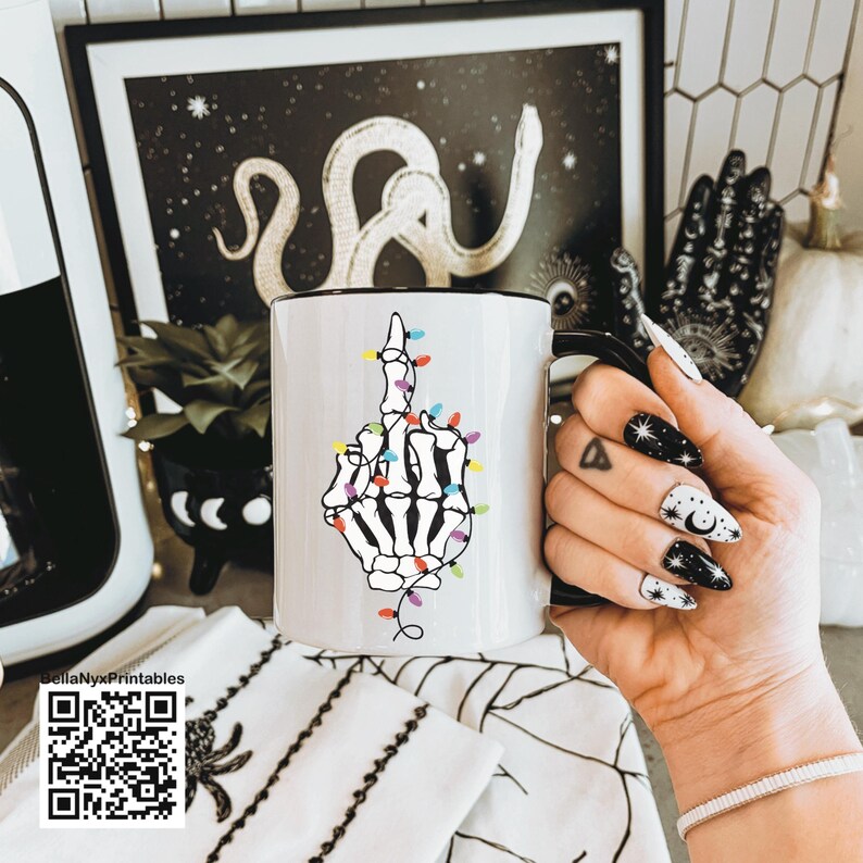 Christmas Skeleton Hands Bundle: Festive Clip Art SVG PNG - Etsy