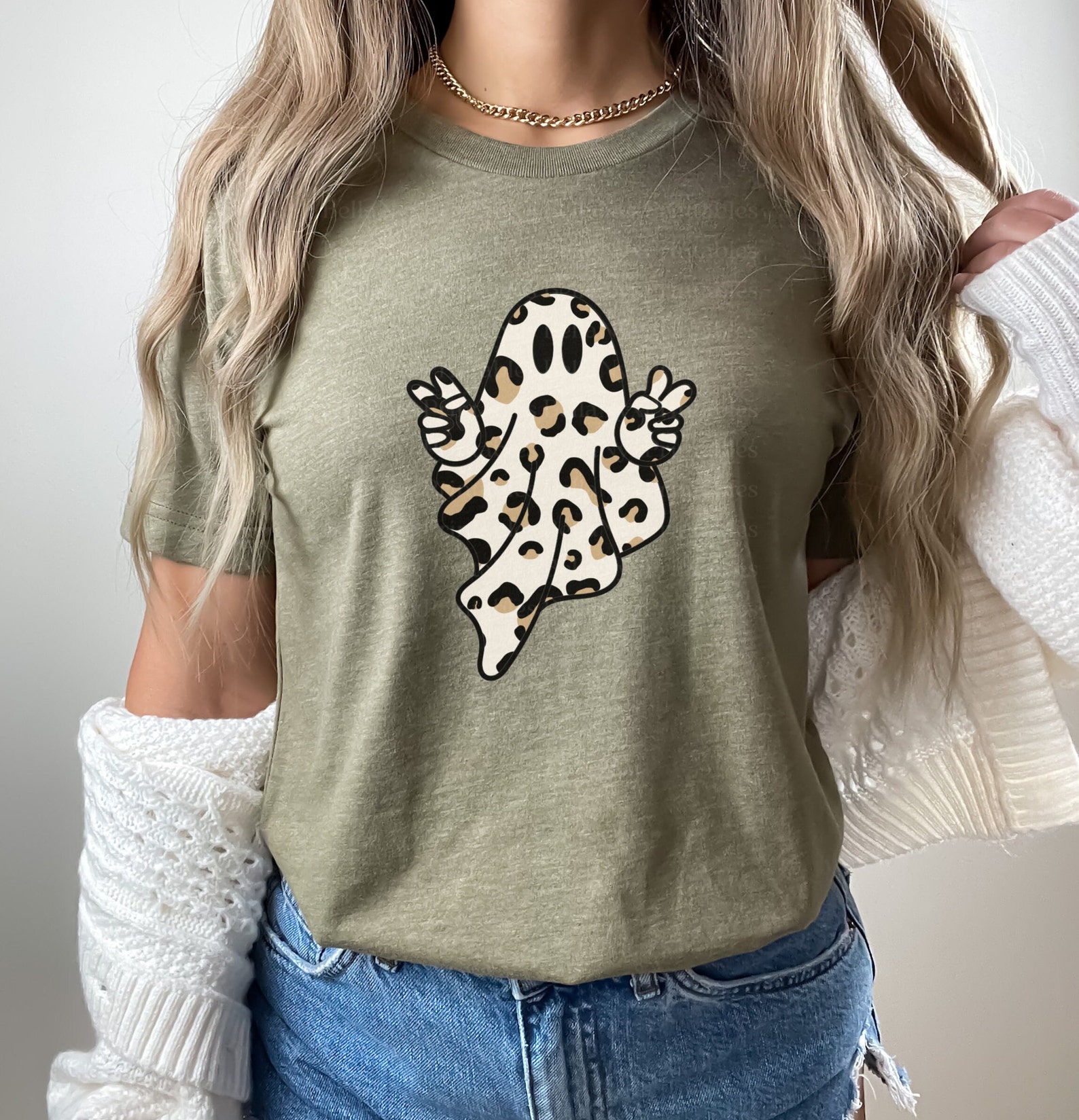 Ghost PNG, Peace Ghost, Hippie Ghost, Cowboy Ghost, Leopard Print Ghost ...