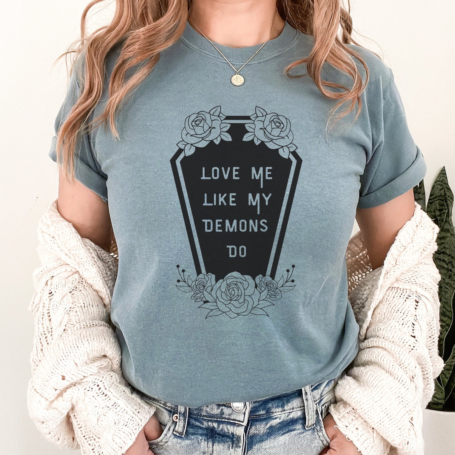 Love Me Like My Demons Do Svg Creepy Cute Svg Goth - Etsy