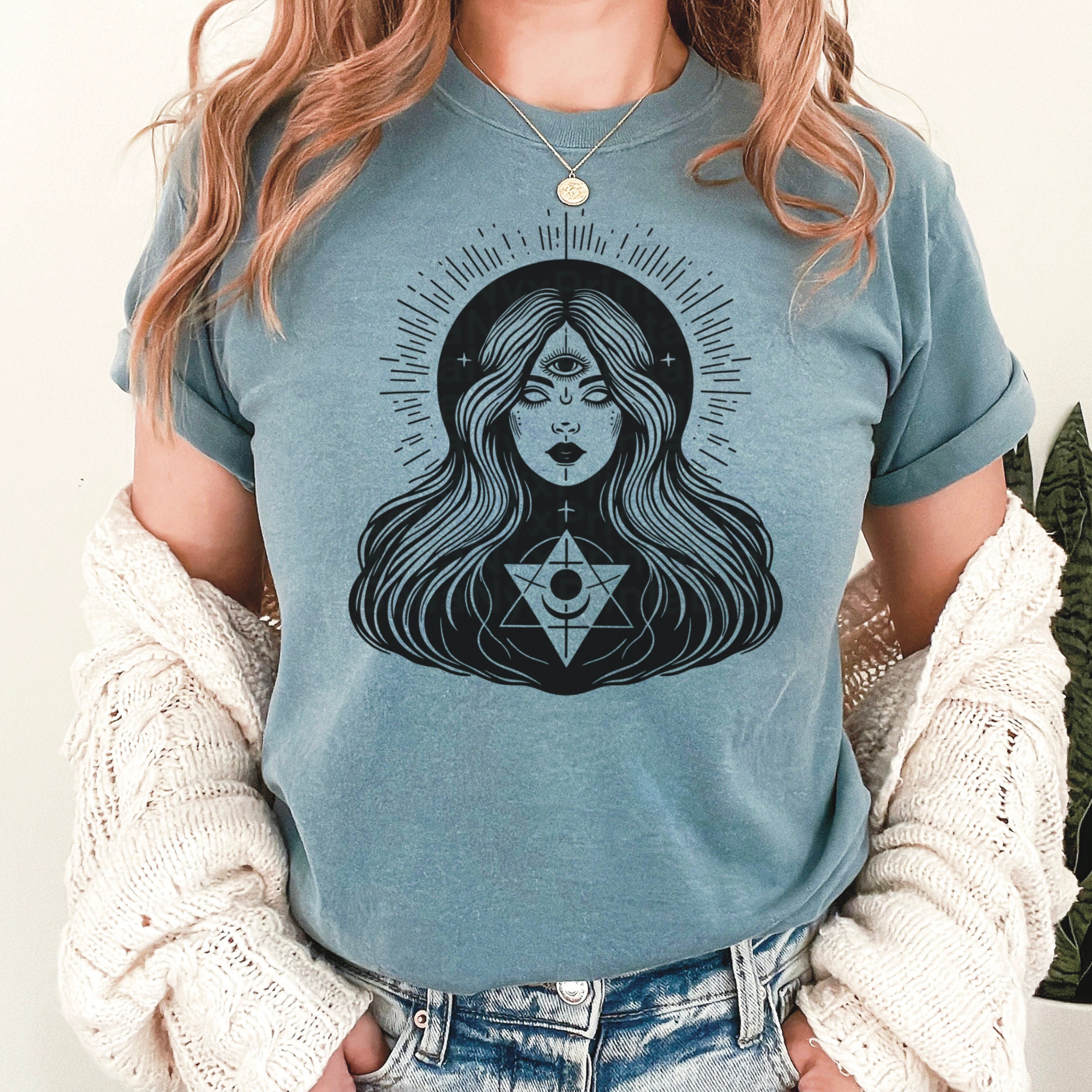 Occult SVG, Woman Witch SVG, Third Eye PNG, Witchy Digital Download - Etsy