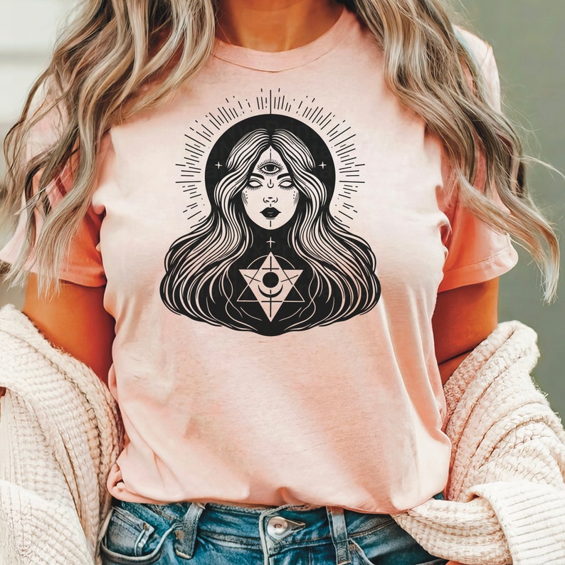 Occult SVG, Woman Witch SVG, Third Eye PNG, Witchy Digital Download - Etsy