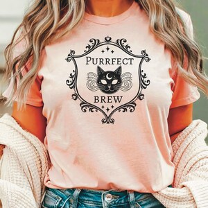 Purrfect Brew SVG, Cat Coffee SVG, Halloween Sign Digital Download ...
