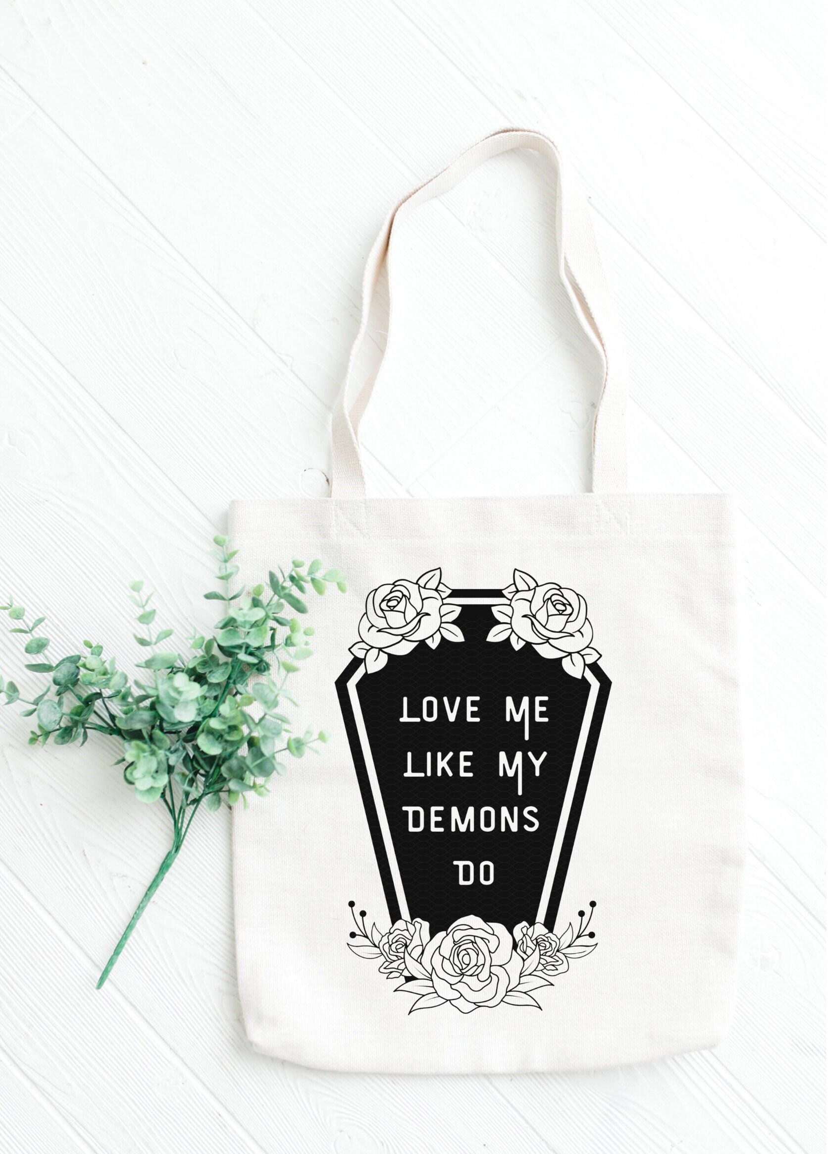 Love Me Like My Demons Do Svg Creepy Cute Svg Goth - Etsy