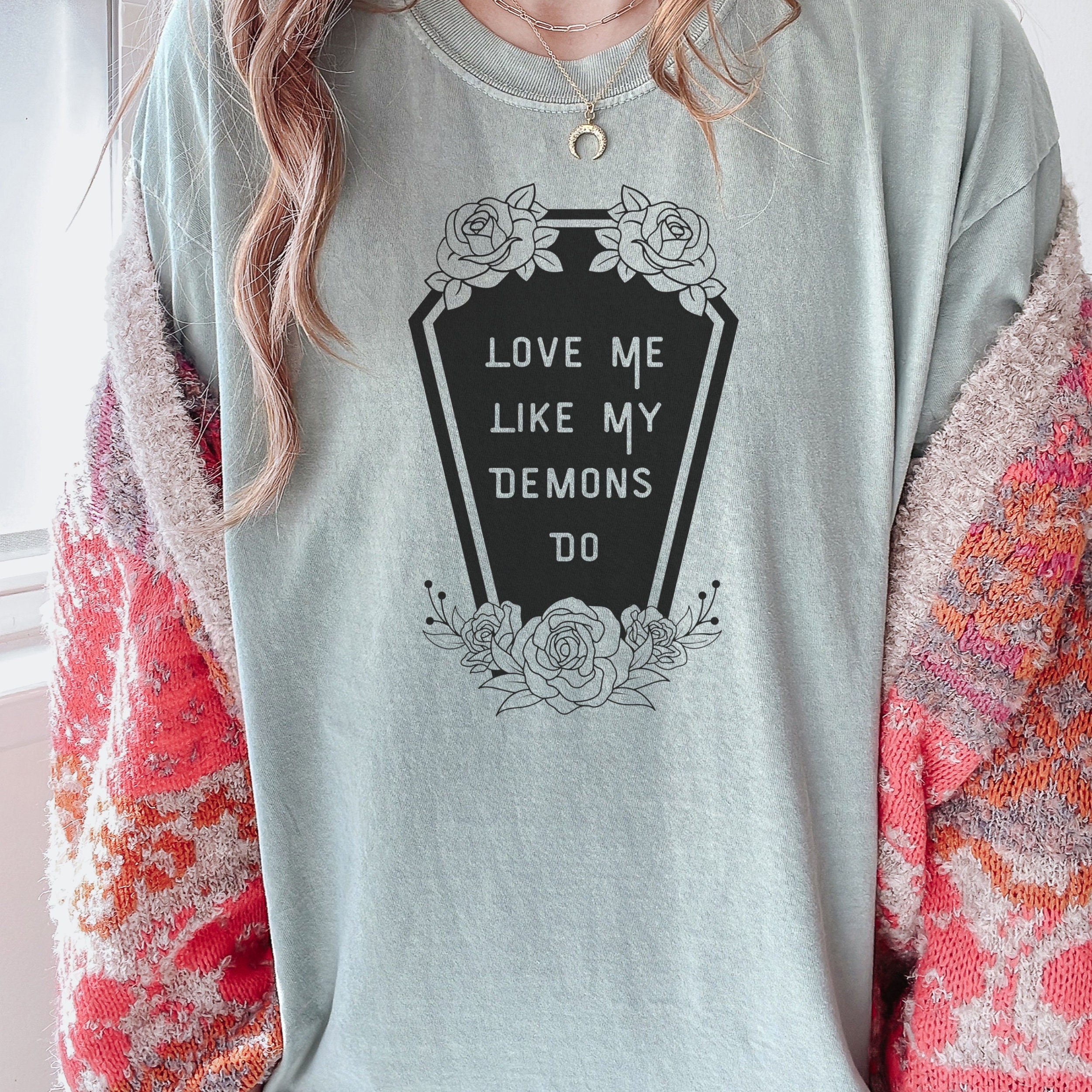 Love Me Like My Demons Do Svg Creepy Cute Svg Goth - Etsy