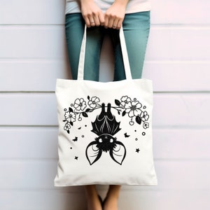 Cute Floral Bat SVG | Halloween Clip Art, T-shirt Design (PNG, SVG) - Etsy