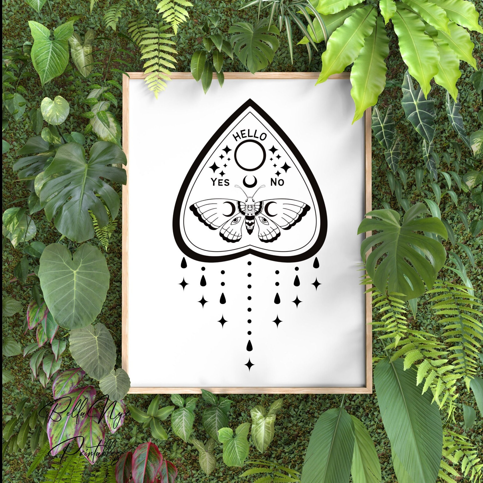 Planchette Svg Ouija Board Planchette Design Witchy - Etsy