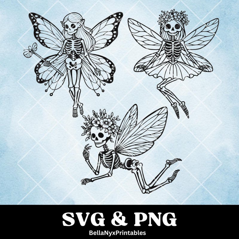 Fairy Skeleton - Etsy