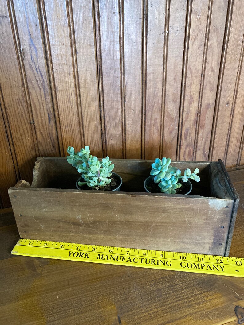 Primitive Planter Project for Spring Repurposed Sewing Table Drawer - Etsy