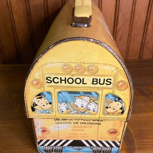 1960s Walt Disney School Bus Lunch Box and 2001 Hallmark Ornament - Etsy