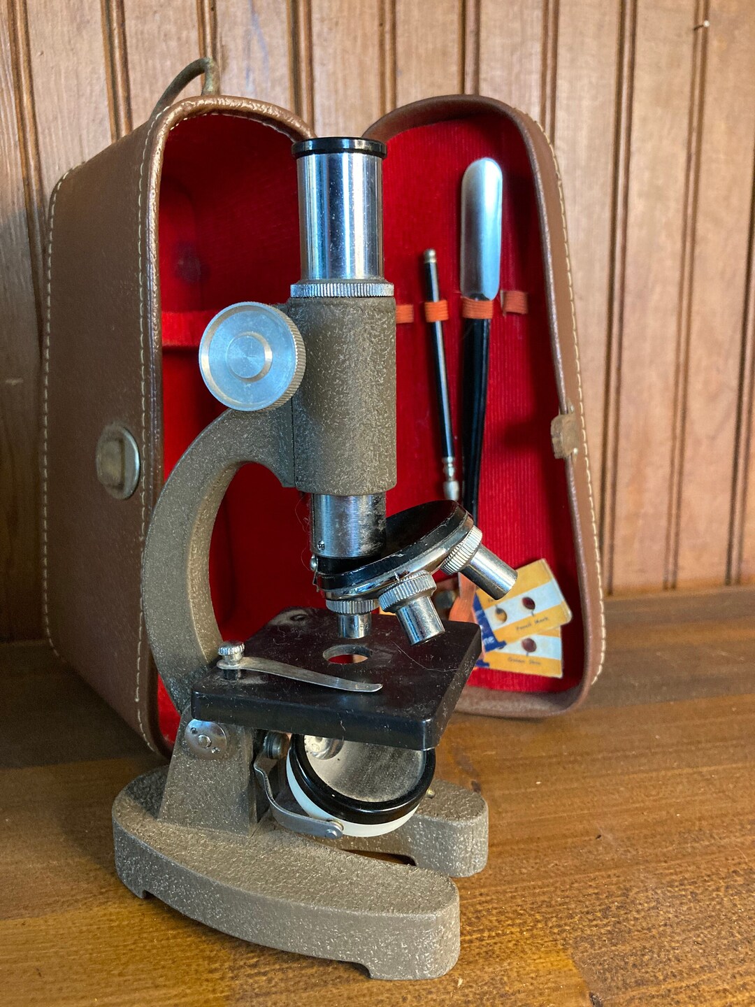 BACK TO SCHOOL Vintage Child's Microscope - Etsy