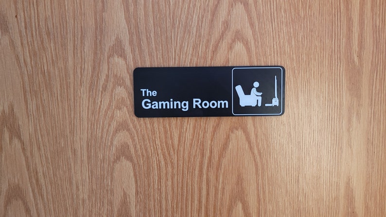 Gaming Room Door Sign - Etsy