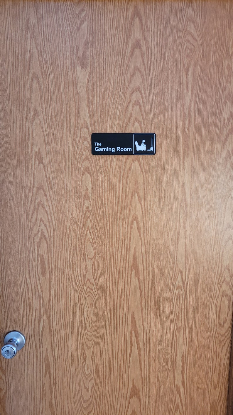 Gaming Room Door Sign - Etsy