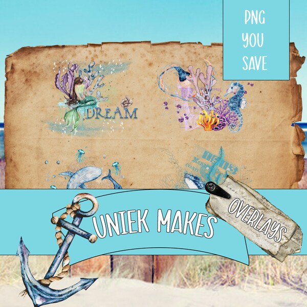 Scrapbook Overlays - Etsy