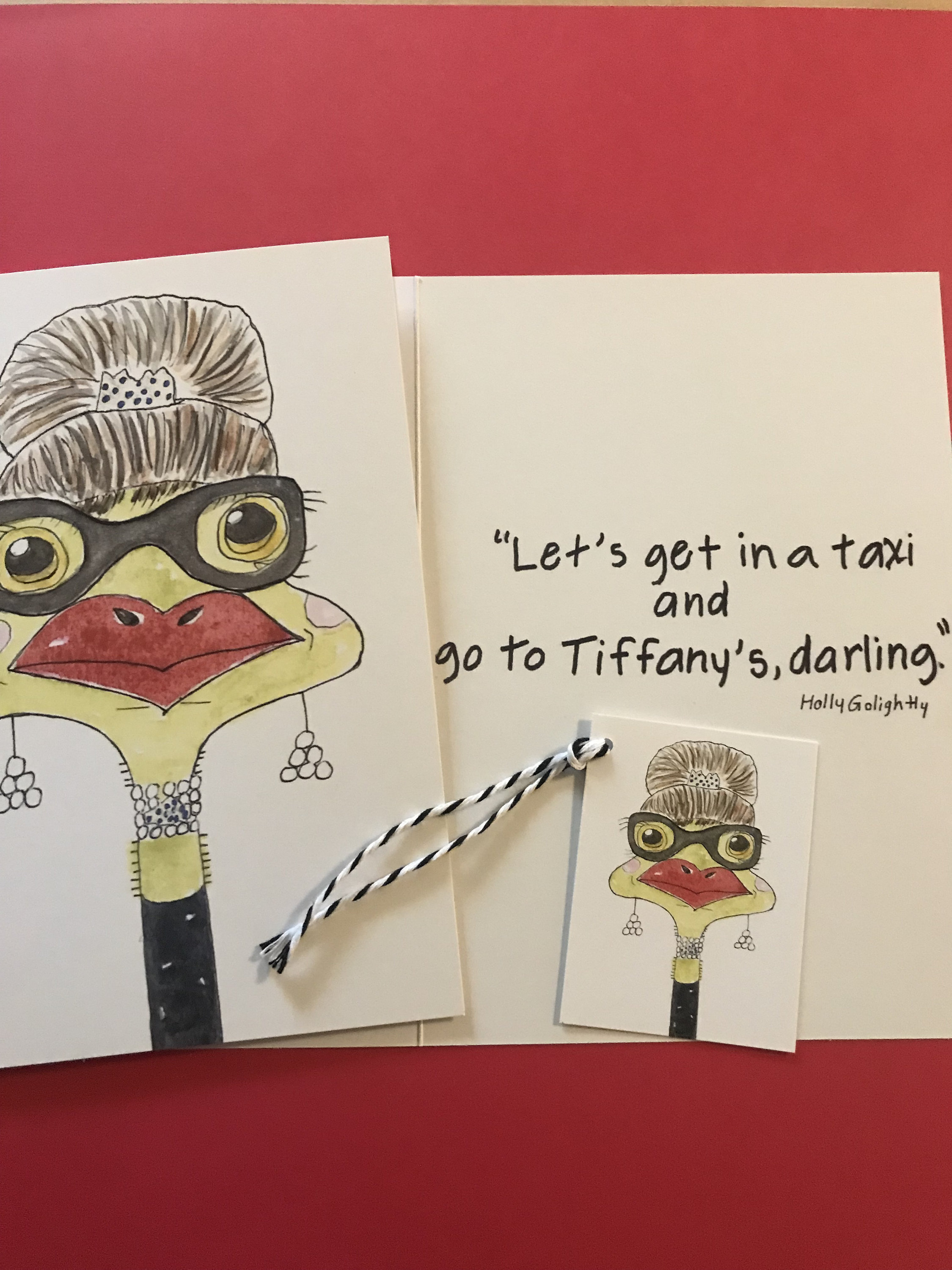 Greeting Card, Eme Emu - Etsy