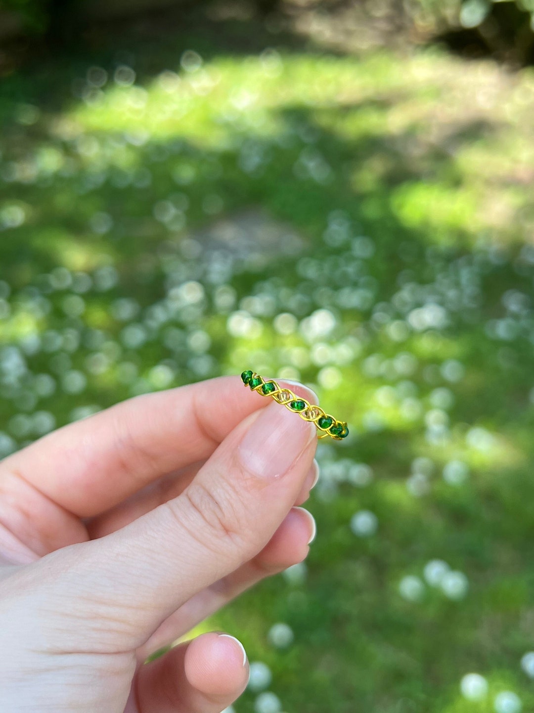 Marvel Inspired Loki Ring Marvel Jewelry Loki Ring Beaded Ring Tarnish ...