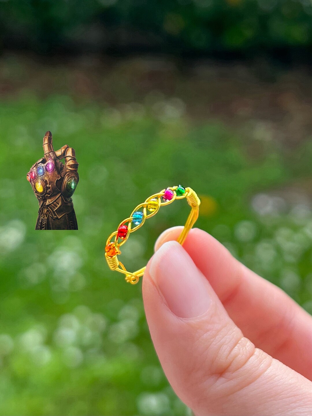 Marvel Ring Inspired by Thanos Avengers Infinity Gauntlet Loki Ring ...