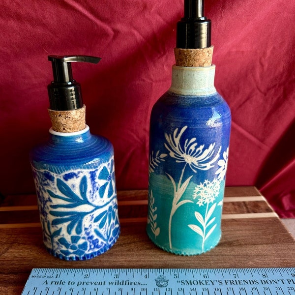 Handmade Ceramic Soap Dispenser - Etsy