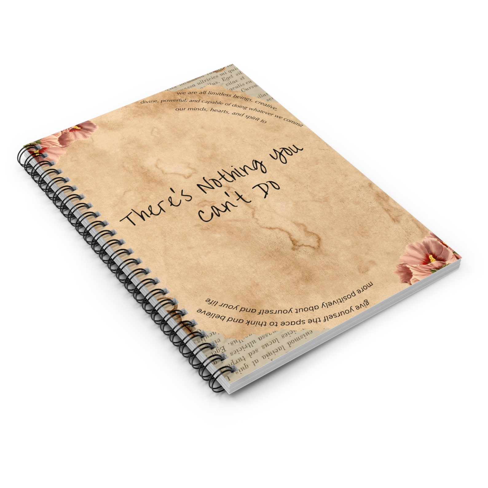There's Nothing You Can't Do Spiral Notebook, Quote Journal ...
