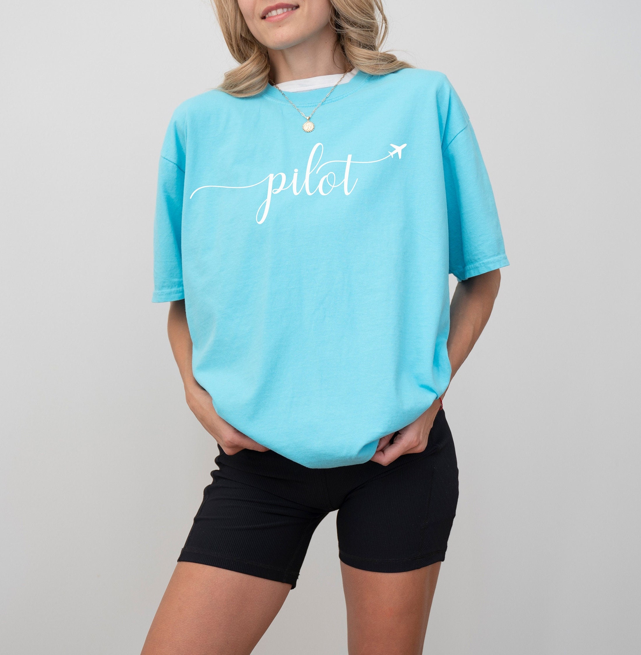 Female Pilot Shirt Women Aviator Gift Pilot Tshirt for Women Girls Who ...