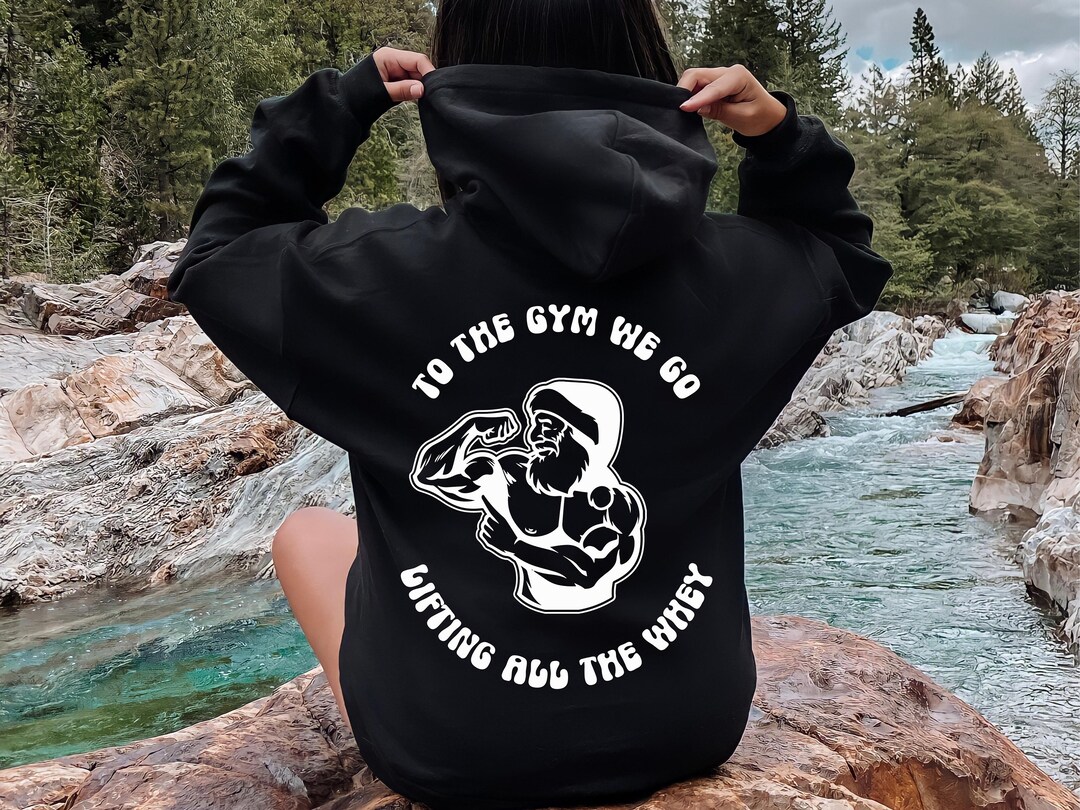 Funny Custom Jacked Santa to the Gym We Go Lifting All - Etsy