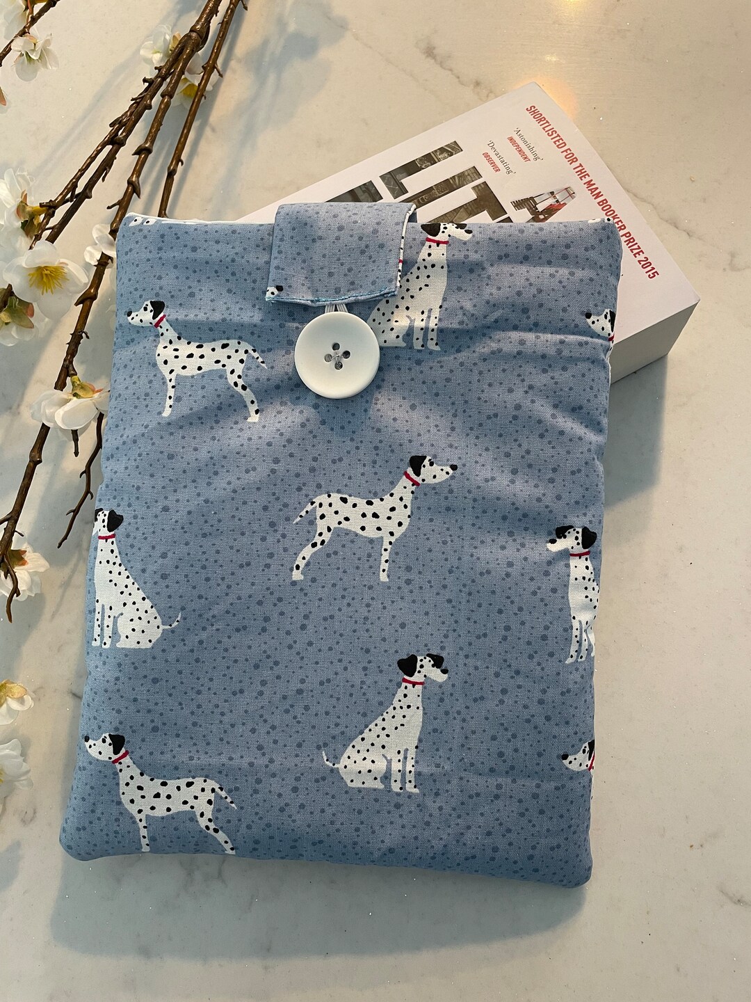 Dalmatian Themed Book Sleeve, E-reader Pouch, Document Wallet - Etsy