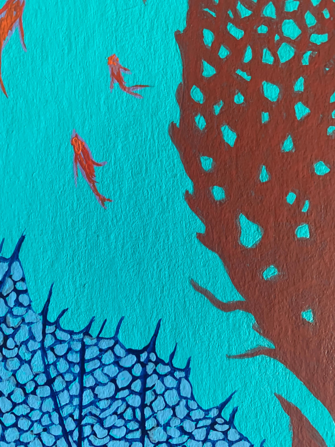 Ocean Painting, Sea Life Painting, Jellyfish Painting, Coral Painting ...