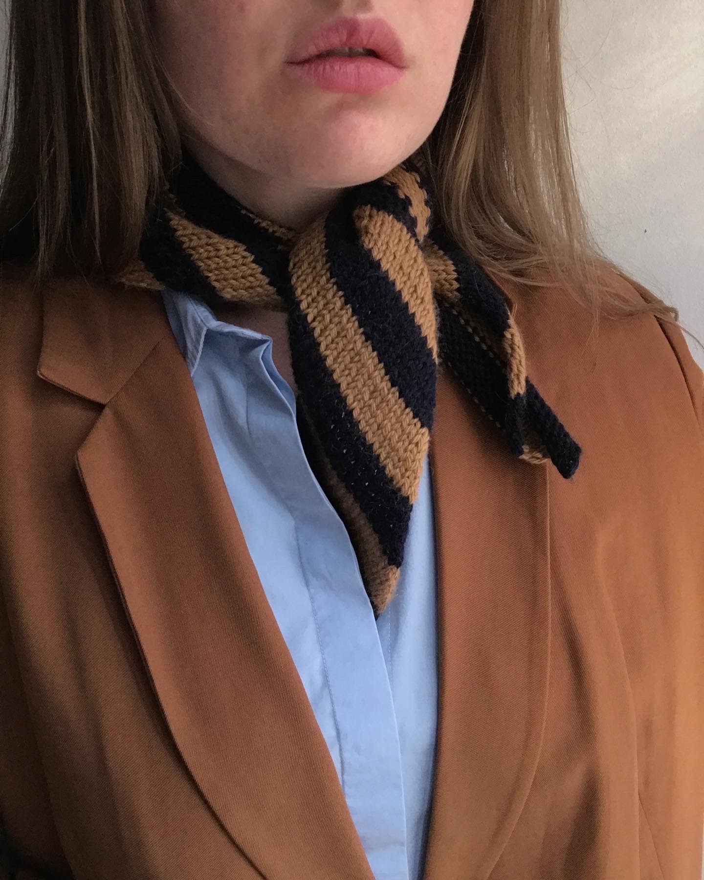 Neckerchief Knitting Pattern - Etsy