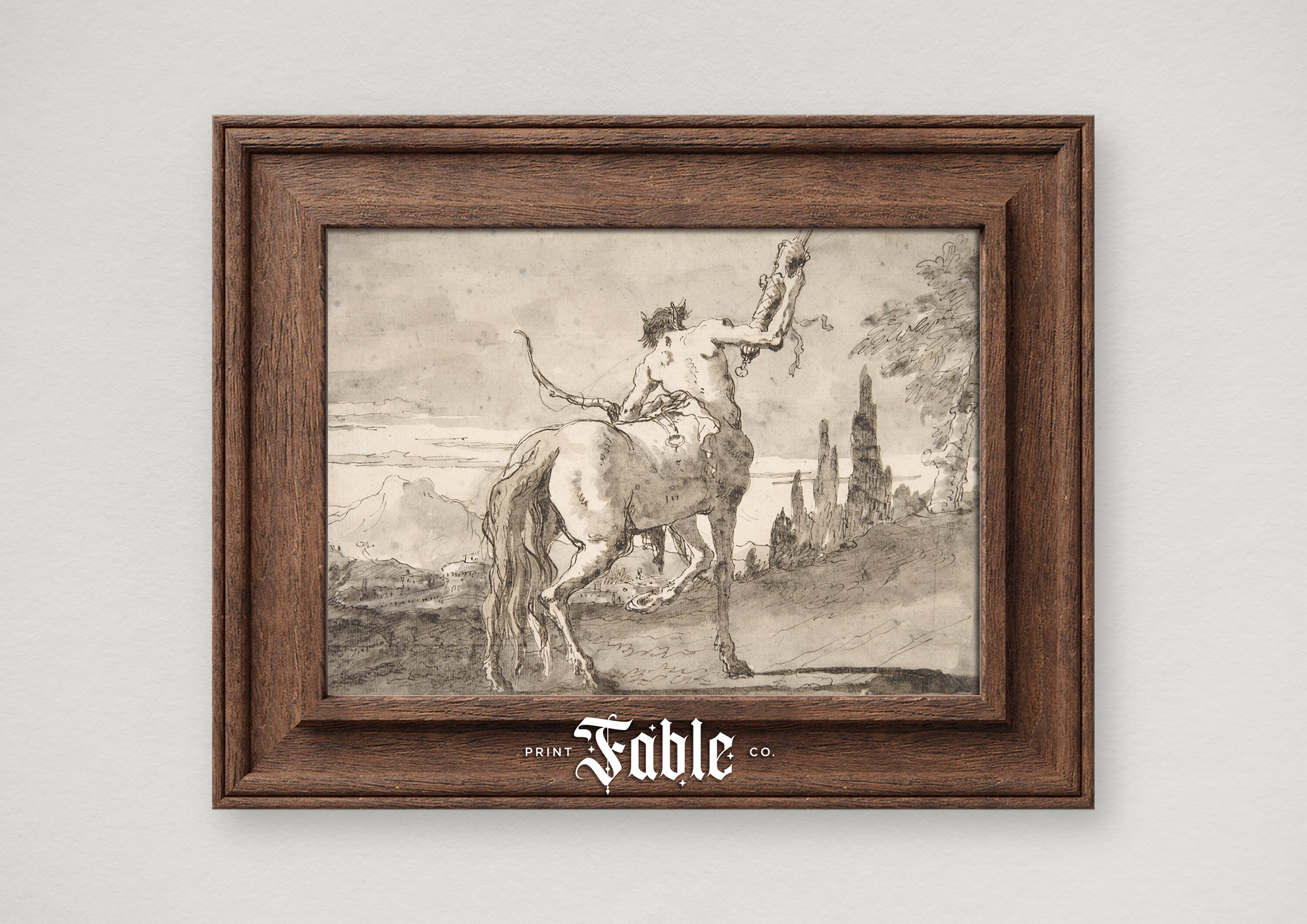 The Centaur Printable Mythical Creature Art Ancient Greek Wall Art ...